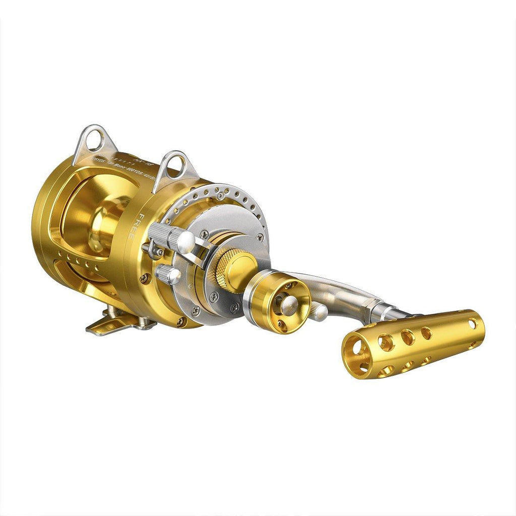 GOMEXUS Saltwater Trolling Reel 2 Speed 30W to 80W 50-132lbs HX30-GD ...