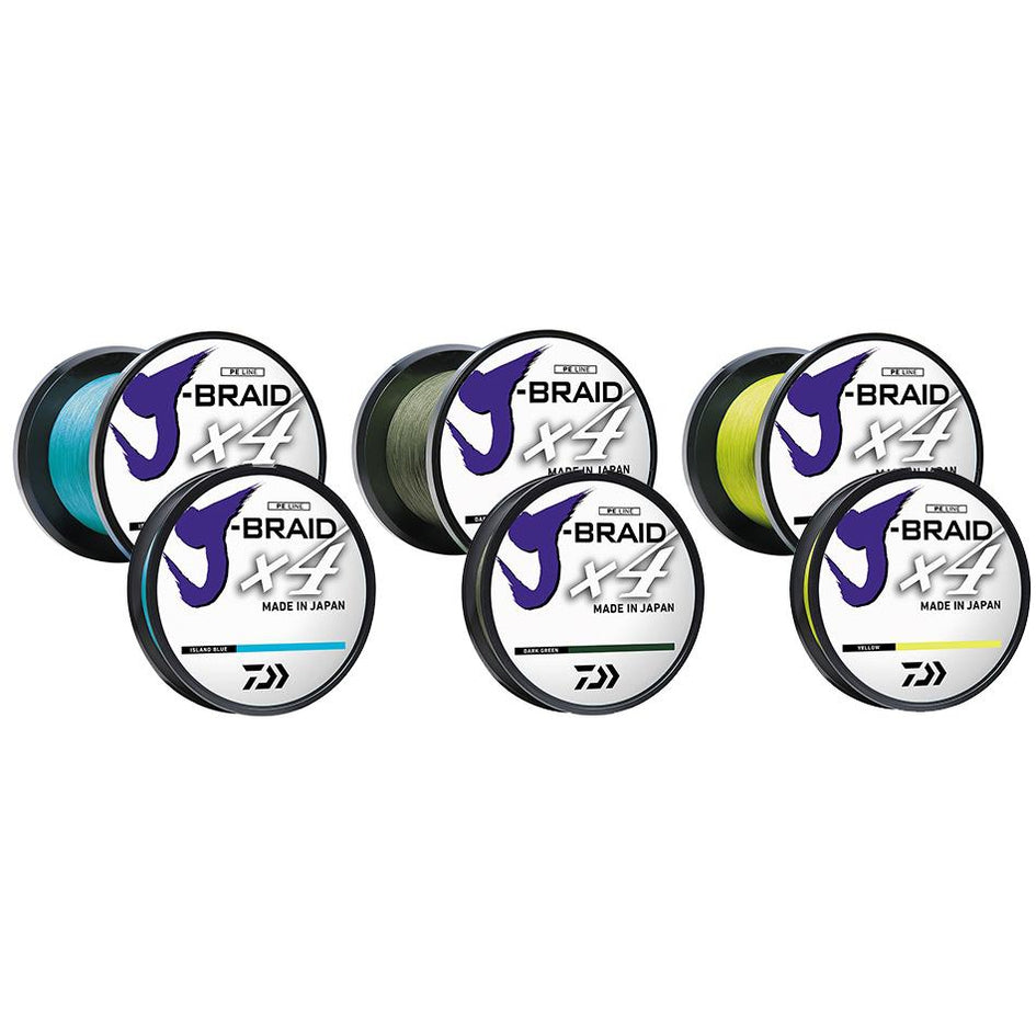 J-Braid x4 Braided Line 30lb 300yd - DAIWA 043178146866